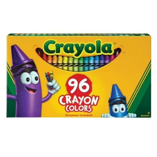 Crayola Crayon Set - 96 Pcs Of Colouring Sets - 96 Colours Sharpener ...