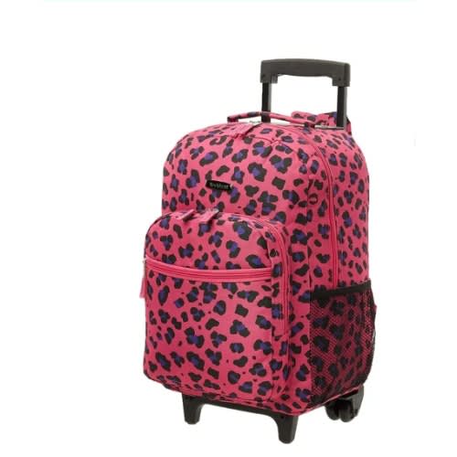 Rockland Double Handle Rolling Backpack Magenta | Konga Online Shopping