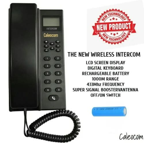 Wireless Intercom Telephone With Display - 20 Users | Konga Online Shopping