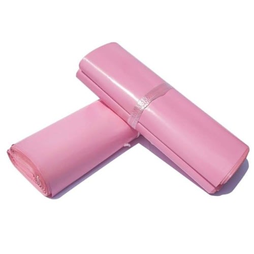 Pink Courier Bags With Invoice Pocket - Medium - A3 -40x63cm - 25 ...