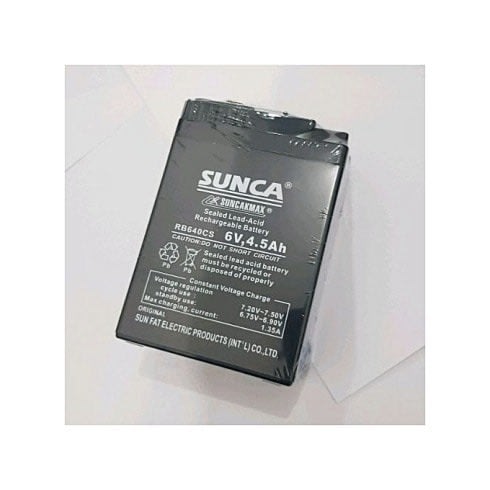 Sunca 6v 4.5ah Sealed Lead-acid Rechargeable Battery-pull-out - Pack Of ...