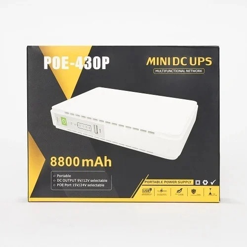 Ske Poe 430p Mini Dc UPS For Router -5v -9v -12v -24v -8800mAh | Konga ...