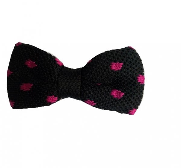 Curtis Spotted Bow Tie-Pink/Black | Konga Online Shopping