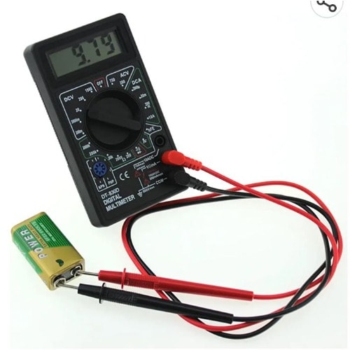 Dt-830d Digital Multimeter With Buzzer Square Wave -Output Voltage ...