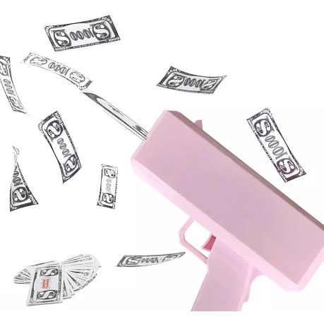Party Money Spraying Gun Super Money Gun - Pink | Konga Online Shopping