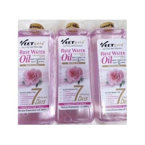Veet Gold Rose Water Oil Body Corrector Magic Oil-1000ml -1pcs | Konga ...