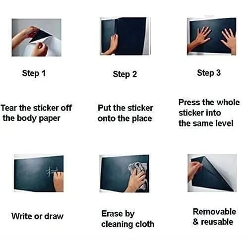 Self-adhesive Writing Board Sticker - 60 X 200cm - Green | Konga Online ...