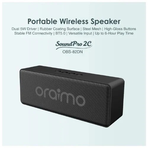 Oraimo Soundpro 2c Wireless Bluetooth Speaker - 10W | Konga Online Shopping