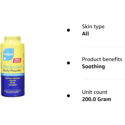 Medipure Medicated Body Powder - 200g | Konga Online Shopping
