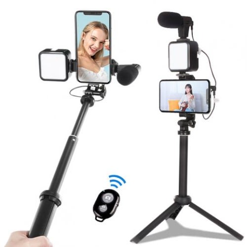 Video Making Vlogging Kit With Selfie Stand | Konga Online Shopping