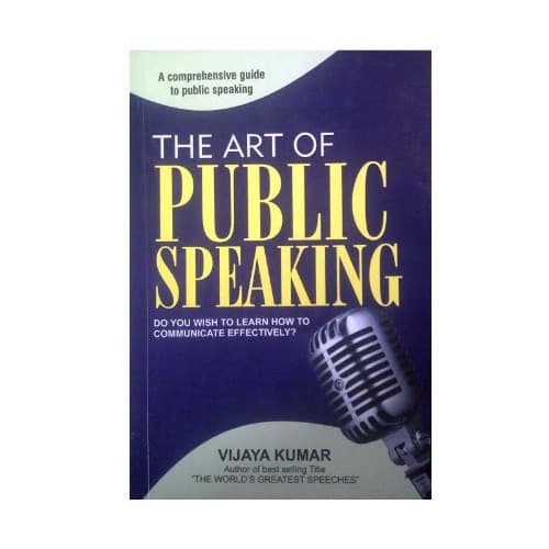 The Art Of Public Speaking by Vijaya Kumar | Konga Online Shopping