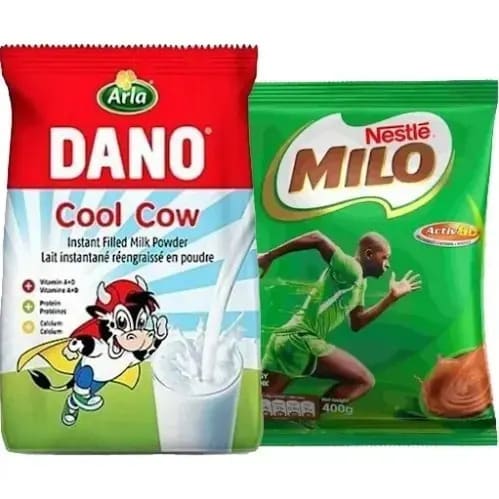 Nestle Milo Sachet - 400g + Dano Cool Cow Powdered Milk -350g | Konga ...