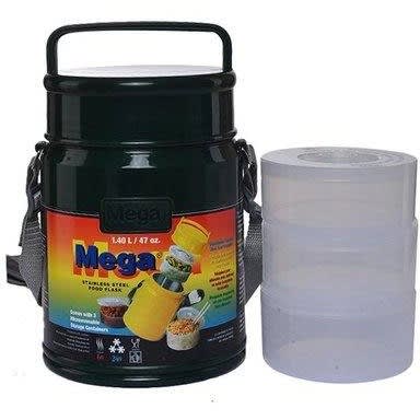 Mega Stainless Steel Food Flask - 1.5liters | Konga Online Shopping