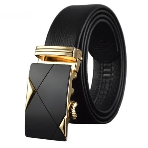 Pin-less Men's Leather Belt - Black | Konga Online Shopping