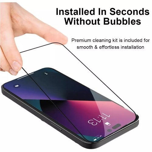 Full Tempered Glass Screen Protector For iPhone 15 Pro Max | Konga ...