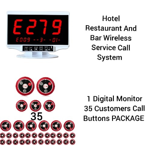 Caleocom Hotel Restaurant Service Wireless Call System - For Bar ...
