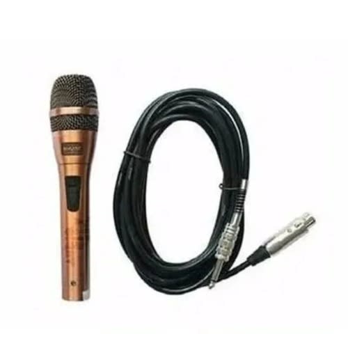 Shure Wired Microphone With Mic Cable - Golden | Konga Online Shopping