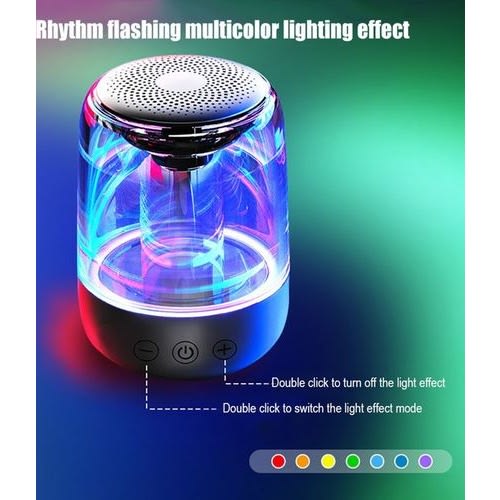 Rechargeable Wireless Led Light Subwoofer Bluetooth Speaker | Konga ...