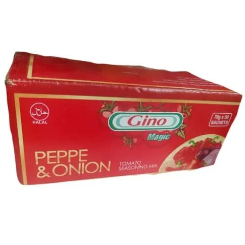 Gino Pepper & Onion Tomato Paste - 1 Carton 70g X 50 Sachets | Konga ...