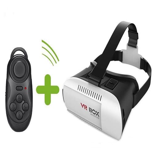 VR BOX Virtual Reality 3D Glasses Google Box + VR Remote | Konga Online ...