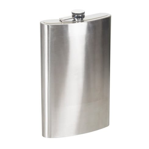 Stainless Steel Hip Liquor Flask -Silver +Free Funnel | Konga Online ...