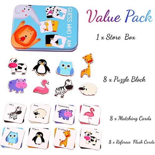 Animals Matching Flashcard Puzzle | Konga Online Shopping