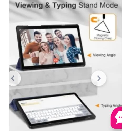 Leather Flip Case For Tab A8 - Blue | Konga Online Shopping