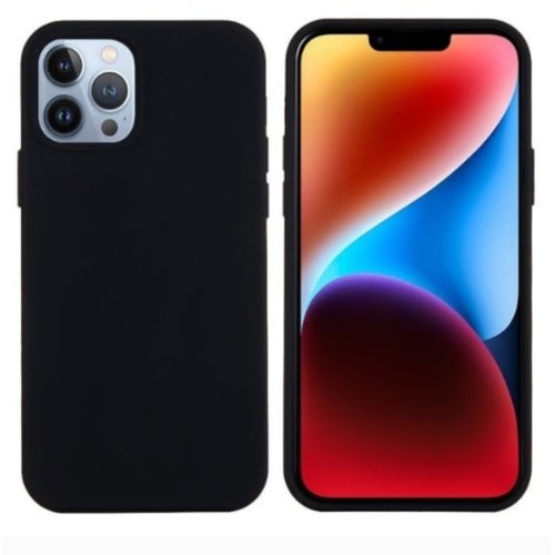 Silicone Back Case For iPhone 15 Pro - Black | Konga Online Shopping
