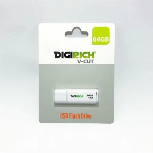 DIGIRICH V-cut Usb Flash Drive - 64GB - White | Konga Online Shopping
