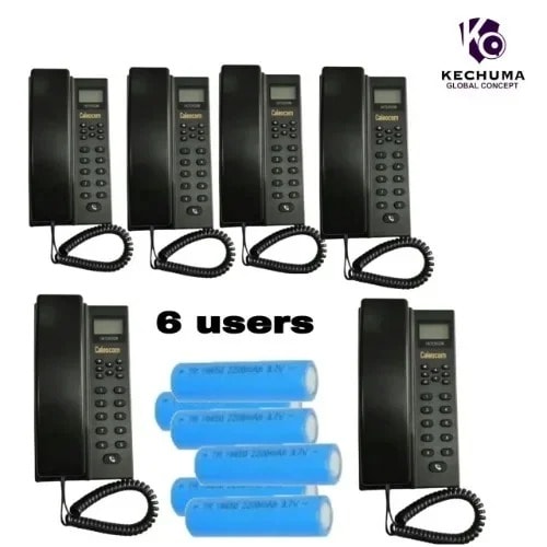 Digital LCD Wireless Intercom - 6 Users | Konga Online Shopping