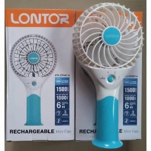 Lontor 4'' Rechargeable Mini Handy Fan | Konga Online Shopping