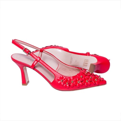 Musella Low Heel Sandals - Red | Konga Online Shopping