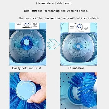 Yoko 4.5kg Mini Washing Machine With Shoe Washer | Konga Online Shopping