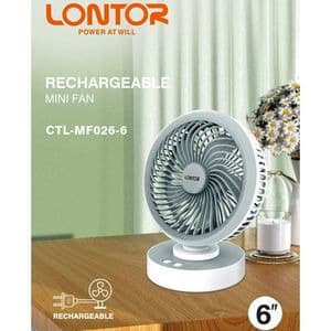 Lontor Rechargeable Fan - ctl-mf026-6 | Konga Online Shopping
