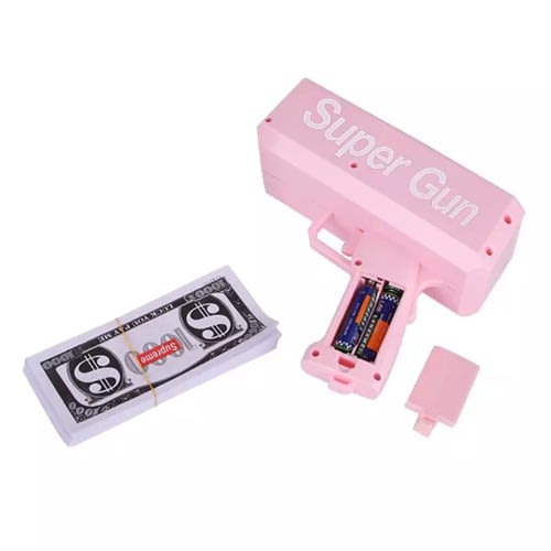 Party Money Spraying Gun Super Money Gun - Pink | Konga Online Shopping
