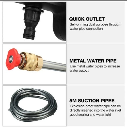 Rechargeable Cordless Pressure Washer - 48V Double Batteries | Konga ...