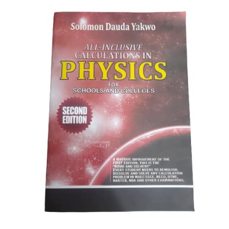 All-inclusive Calculations In Physics For Senior Secondary Schools ...