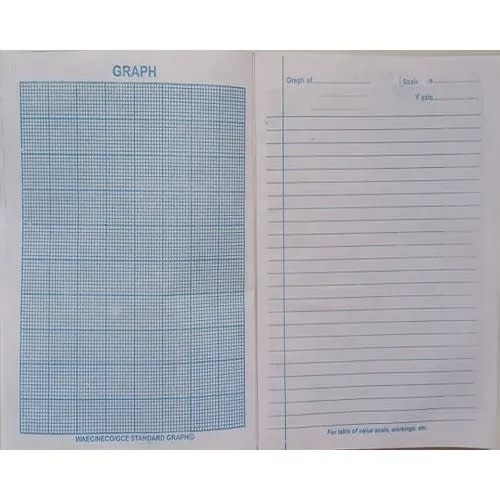 Originals Science Graph Notebook - Hardcover - 60 Leaves - 24cm X 18cm ...