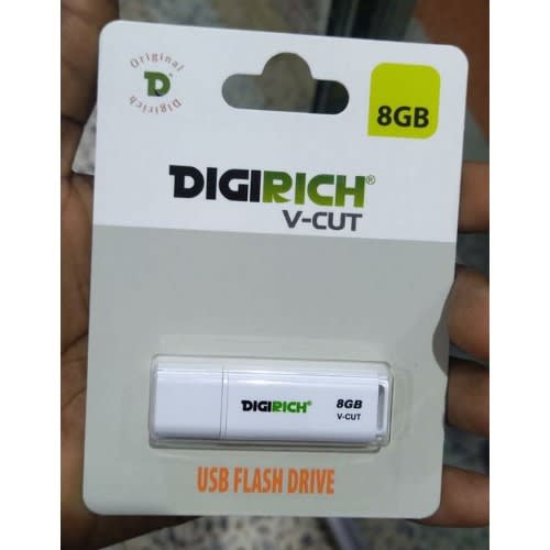 Digirich V-cut Flash Drive- 8GB - White | Konga Online Shopping