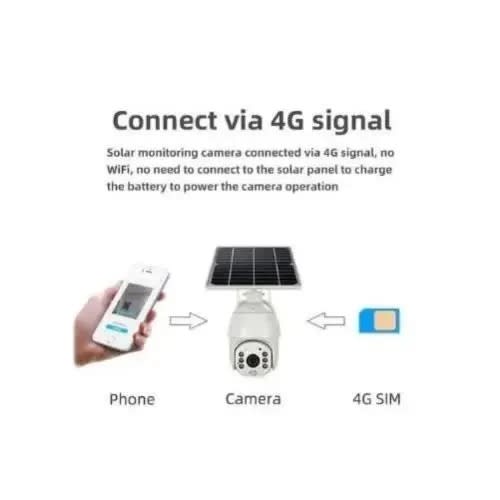 HikVision PTZ 4G Sim Solar Panel Camera | Konga Online Shopping