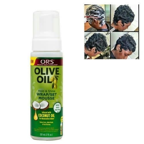 ORS Olive Oil Hold & Shine Wrap / Set Mousse 207ml (7fl.oz) | Konga ...