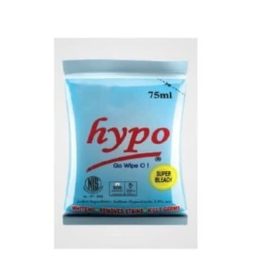 Hypo Bleach Sachets - 75ml X 77 Pieces - 1 Carton 1 | Konga Online Shopping