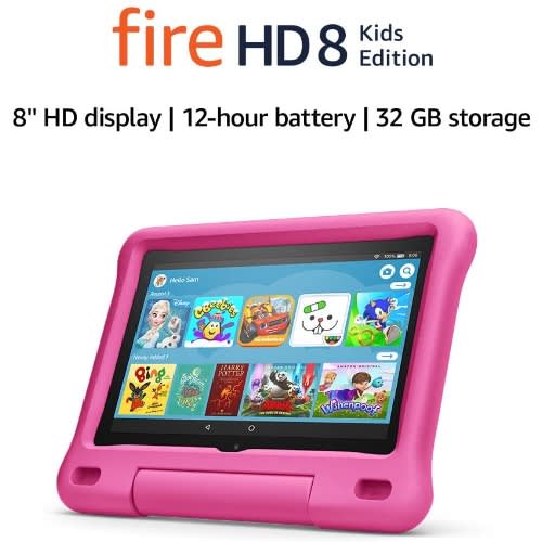 Amazon Fire 8 Edition- 10th Generations - 32GB Storage And 2GB RAM-Pink ...