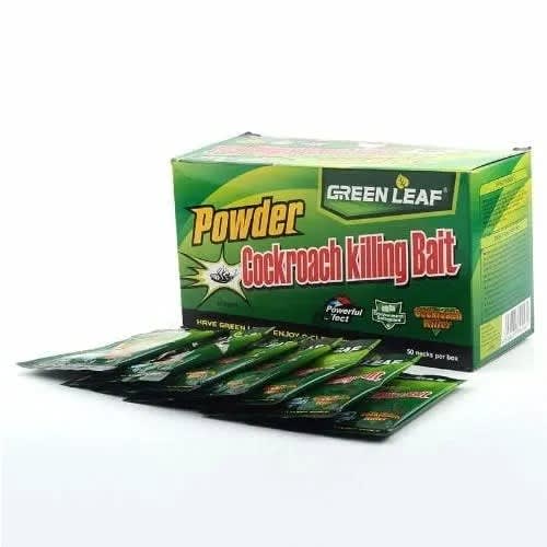 Green Leaf Powder - Cockroach Killing Bait Pest Control - 10 Sachets ...