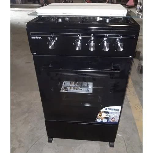 Bruhm 4 Burner Gas Cooker +oven - Black | Konga Online Shopping