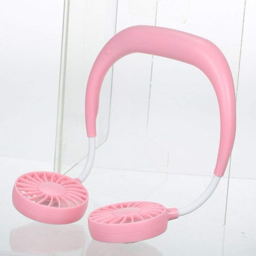 Rechargeable Neck Fan - Pink | Konga Online Shopping
