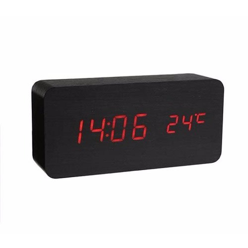Digital Led Clock - Black | Konga Online Shopping
