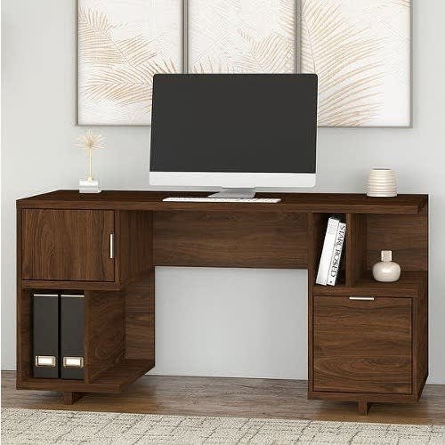 Kolion-computer Desk With Storage - Brown | Konga Online Shopping
