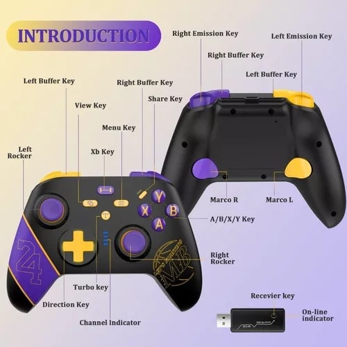 Wireless Game Controller For Xbox & Pc + Ps3 - Black | Konga Online ...