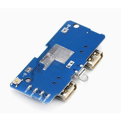 Module Dual Micro Usb 3.7v To 5v 2a Boost Mobile Power Bank Diy 18650 ...